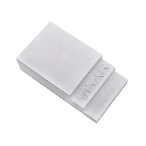 Teak Tuning Monument Series Concrete Fingerboard Obstacle, The Stoop Manual Pad Stairs - 3" Wide, 5.5" Long - Ultra Premium, Super Durable Polymer Modified Concrete - Sterling Gray Colorway