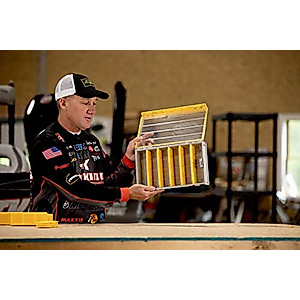 Plano Edge Flex 3700M Tackle Storage | Premium Tackle Organization with Rust Prevention | Includes 38 Flex dividers, Yellow/Gray