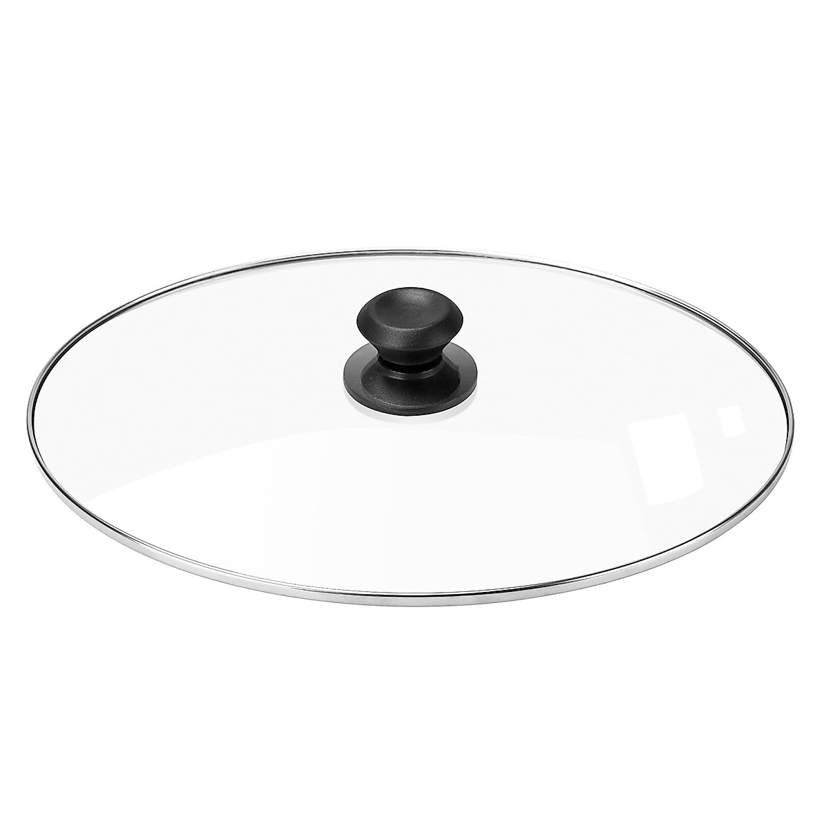 Oval Glass Crock Pot Lid 7 Quart Replacement for Oval lid Rival Crock Pot Slow Cooker SCV700-CH-BR, SCV700SS and Hamilton Beach Slow Cooker Lids Replacement Oval 7 Quart 33474G.