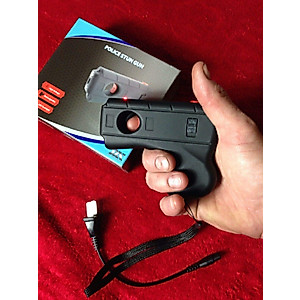 DZS-708 DZS Hand Pistol Stun Gun LED Light Rechargeable Battery (Black)