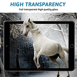 GOZOPO 2-Pack Screen Protector For iPad 9.7 / iPad Air 1, 2, Pro 9.7 - Scratch Resistant Tempered Glass Film