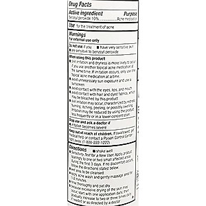 Perrigo 10 Benzoyl Peroxide Acne Medication Face Wash Quantity 1, 5 Ounce
