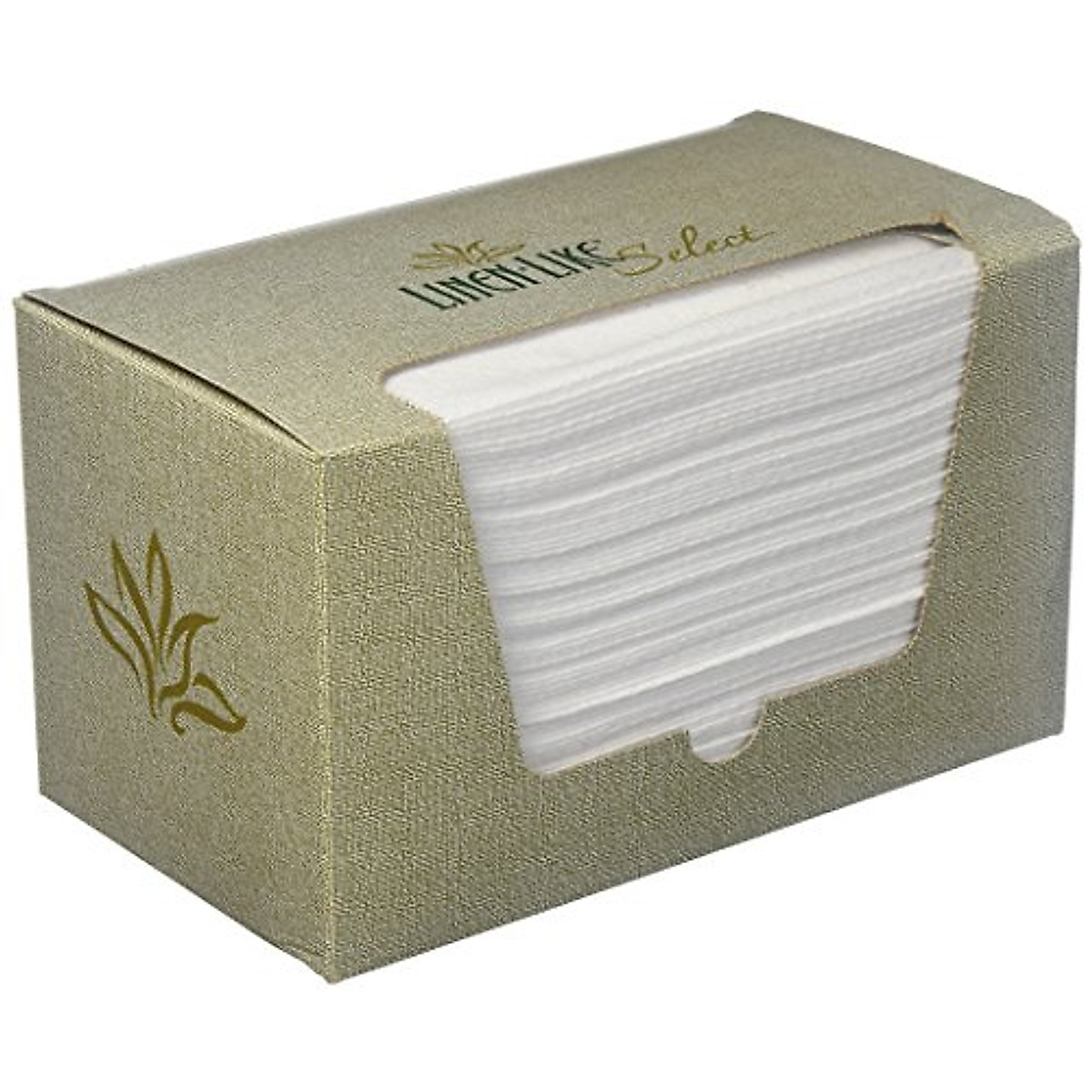 Hoffmaster 856460 Linen-Like Select Guest Towel, 1/6 Fold, 17" Length x 12" Width, White (Case of 500)