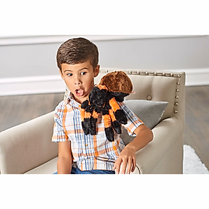 Wild Republic Tarantula Plush, Stuffed Animal, Plush Toy, Gifts for Kids, Cuddlekins 12 Inches, Black, Orange, Brown