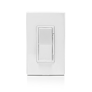 Leviton Decora Digital Dimmer Switch for Dimmable LED, Halogen and Incandescent Bulbs, DDL06-1LZ, White