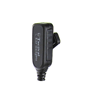 Tactical Ear Gadgets EP1328QR Hawk Lapel Mic with Quick Release for Harris Unity XG25 XG75 P5300 P7300