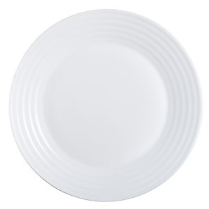 Luminarc Harena 10.5" Dinner Plate, Set of 6, Set, 1, White