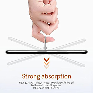 Cell Phone Ring Stand Holder,4 PCS Transparent Finger Ring Holder,360° Degree Rotation Kickstand Phone Ring Grips Compatible with Most Smartphones and Tablet