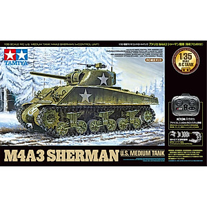TAMIYA 1/35 RC US Medium Tank M4A3 Sherman w/Control Unit TAM48217 Other Electric Tank/Motorcycle/etc