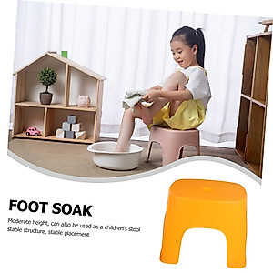 Cabilock Low Stool Toilet Step Stool for Adults Toilet Stepping Foot Stool Bathroom Step Stool Step for Toddlers Toddler Steps for Bathroom Foot Stool for Office Home Foot Stool