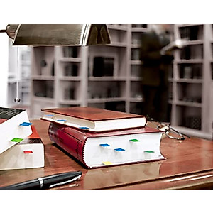 Post-it 12 x 43 mm Small Index Flags, 4 Colours - Multicolour, Pack of 140 Flags