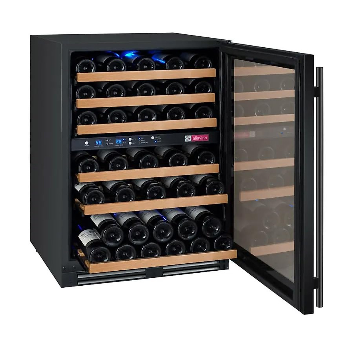 Allavino Wine Refrigerator, 56 Bottle, Black