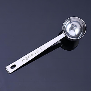 IZELOKAY 401 Coffee Scoop, Stainless Steel 1 Table Spoon