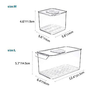 Large Food Storage Containers Fridge Produce Saver