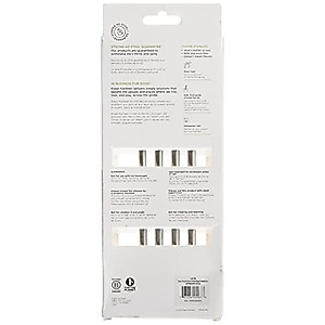 Klean Kanteen Straw 4-pack, Stainless Steel with Safe, Removable Silicone Tips - 8mm Diameter - Multi-Color, One Size (1005789)