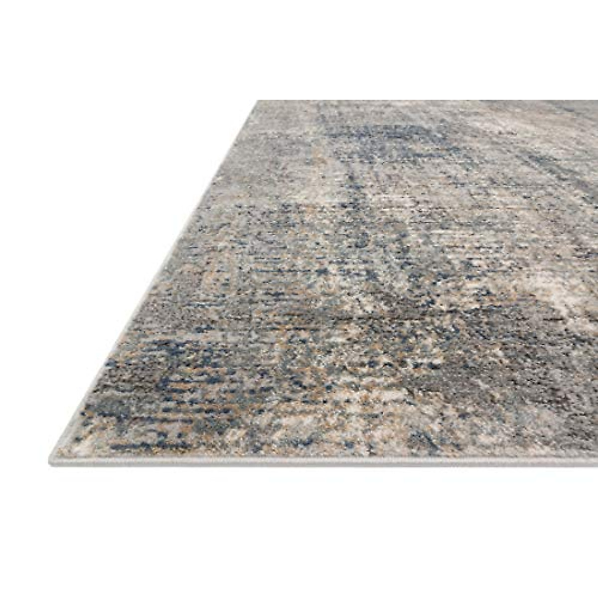 Loloi II Teagan Collection TEA-05 Denim/Slate, Contemporary 5'-3" x 7'-6" Area Rug