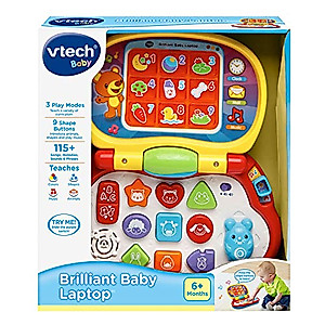 VTech Brilliant Baby Laptop, Red