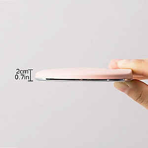 DYPASA Vanity Mirror LED Makeup Mirror with Fill Light Makeup Mirror Portable Folding Handheld Small Mirror Beauty Mirror Bedroom HD Makeup Mirror Household Cosmetic Mirror