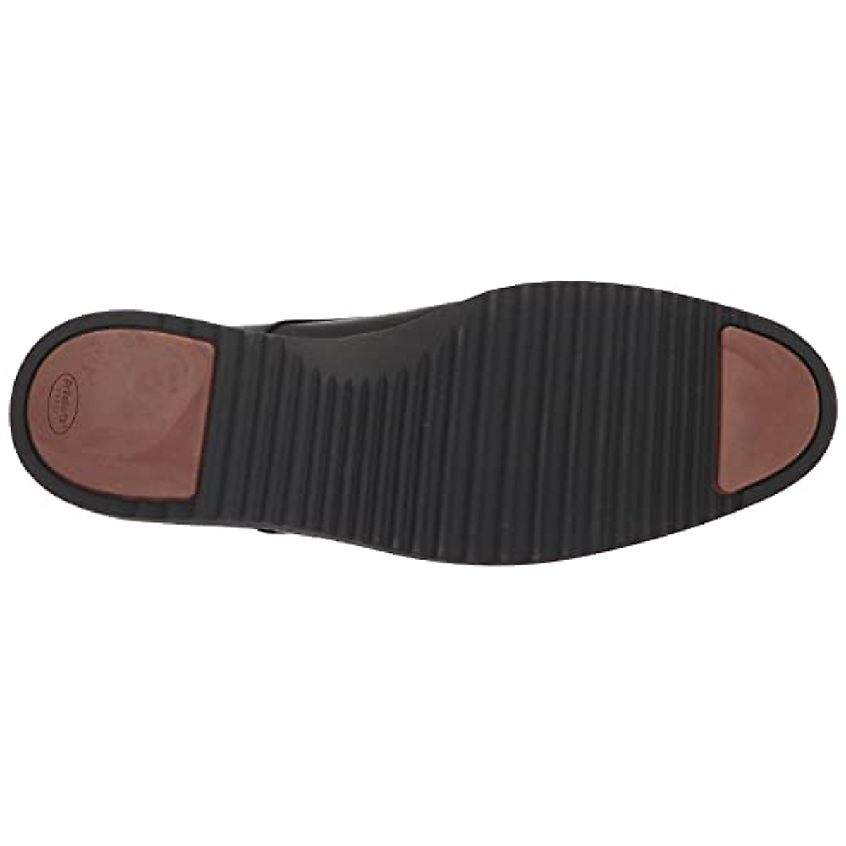 Dr. Scholl's Men's Sync Plain Toe Dress Casual Oxford, Black/Black Smooth, 10 US