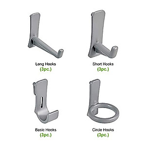 Allspace 38 Pcs Multi-Purpose Utility Wall Organizer Set, Home, Garage, Office