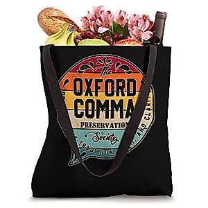 The Oxford Comma Preservation Society Team Oxford Vintage Tote Bag