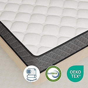 ONBRILL Full Mattress,10 Inch Hybrid Mattress in a Box with Memory Foam,Motion Isolation Individually Wrapped Pocket Coils Mattress,Medium Firm Full Bed Mattresses CertiPUR-US Certified