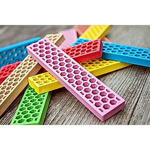 Tegu 40 Piece Perfect Blocks Building Set Purple & Blue (Amazon Exclusive)