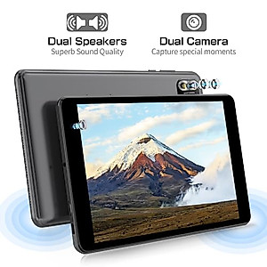 VOLENTEX Tablet, 8 inch Android 13 Tablets with 8GB RAM+64GB ROM 1TB Expand,1280x800 HD IPS Screen, 5000mAh Battery, Dual Cameras, Bluetooth, 5G WiFi Tablets PC (Gray)