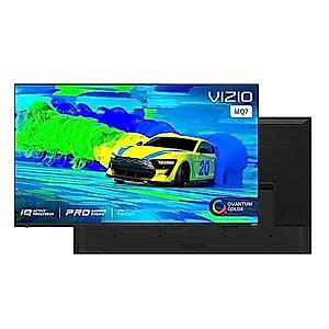 VIZIO 55-Inch Class M-Series Quantum Pro 4K QLED 60Hz Smart TV, Dolby Vision, HDR10+, Apple Airplay and Chromecast Built-in + Free Wall Mount (No Stands) - M55Q6-J01 (Renewed)