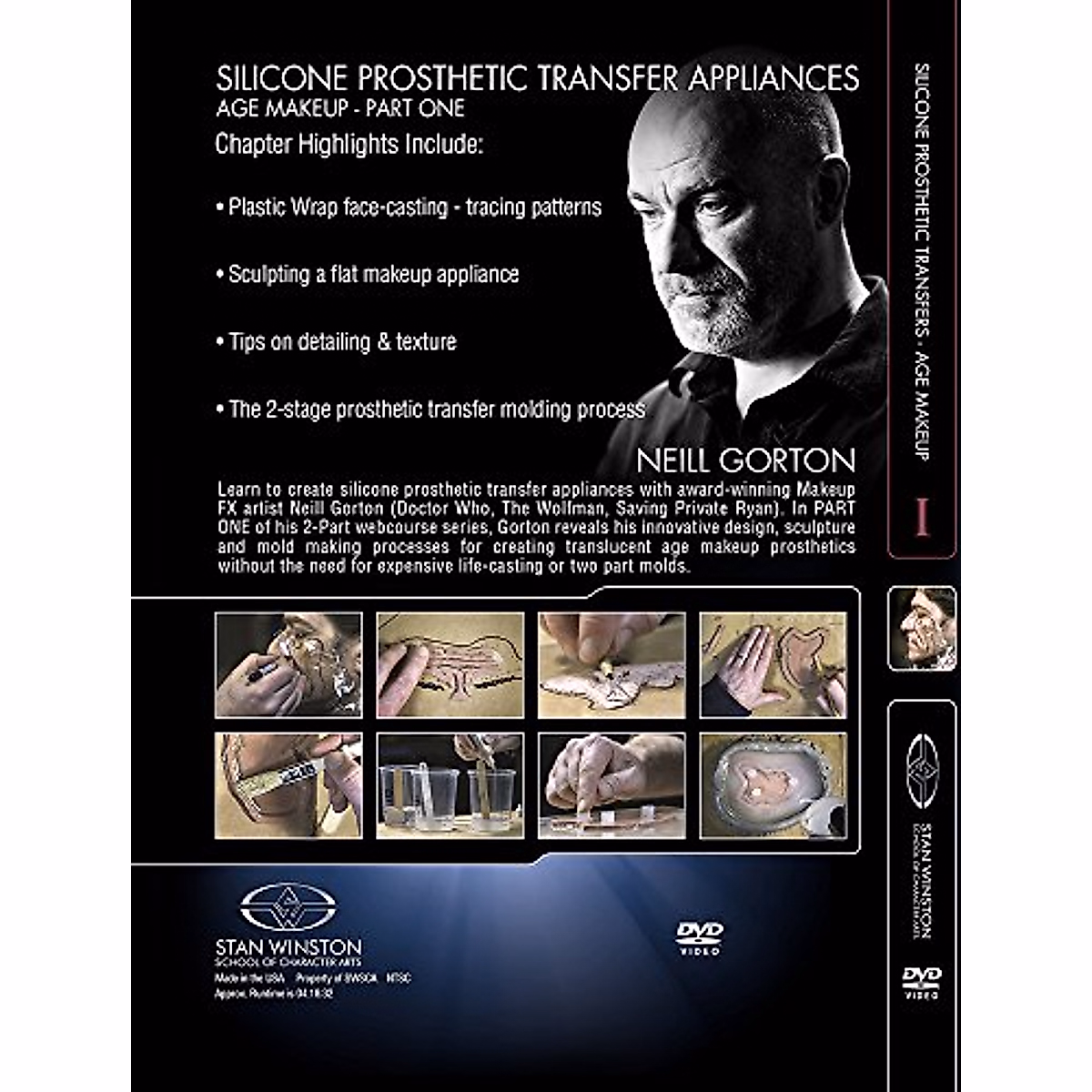 Silicone Prosthetic Transfer Appliances: Age Makeup - Part 1