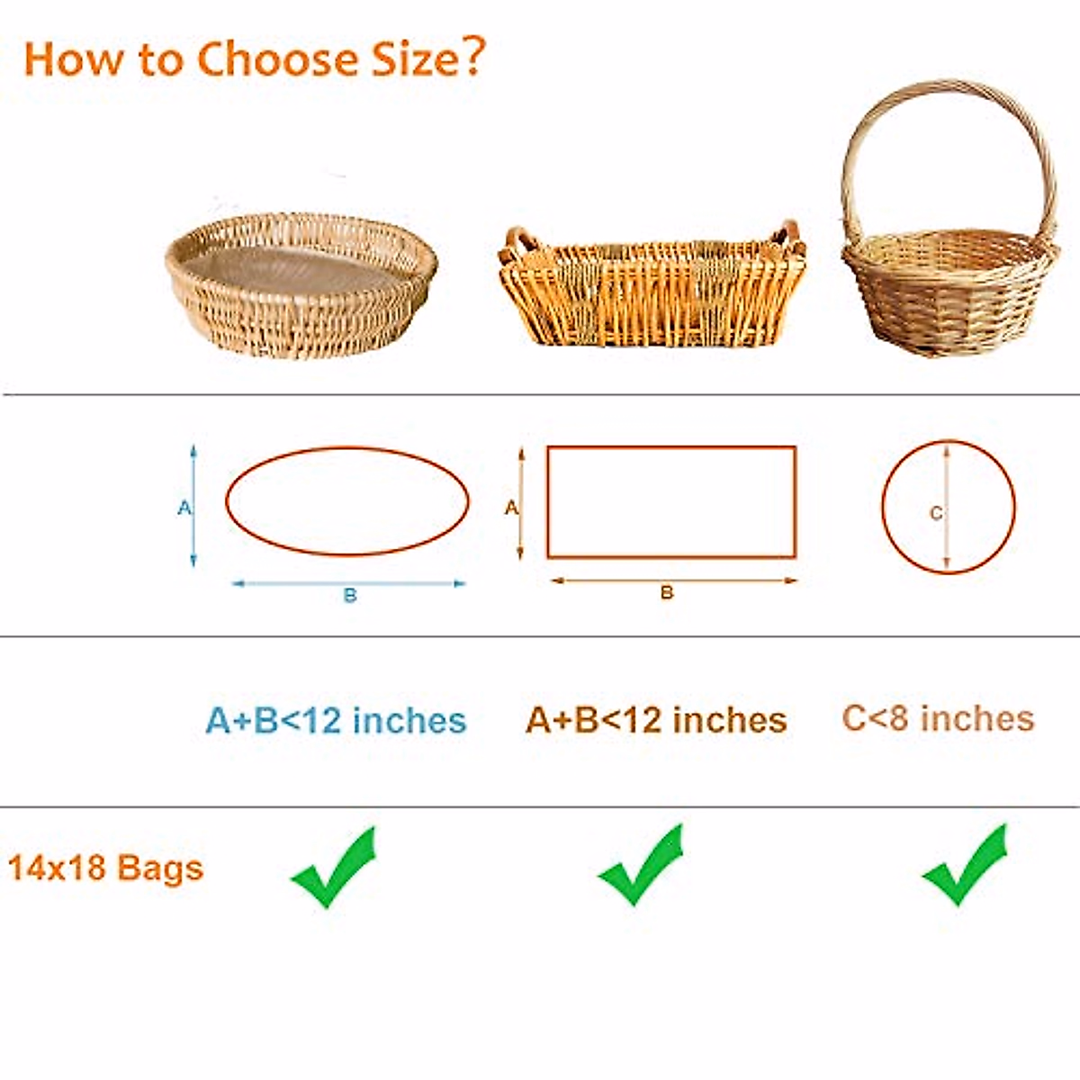 Morepack Shrink Wrap Bags for Gift Baskets,14x18 Inches PVC Heat Shrink Bags,10Pcs