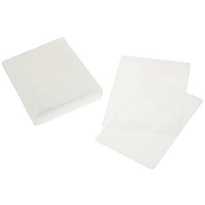 Atlantic 25 Pack Movie Sleeves - Clear Sleeve hold two discs each, Protects Discs Against Scratches and Dust