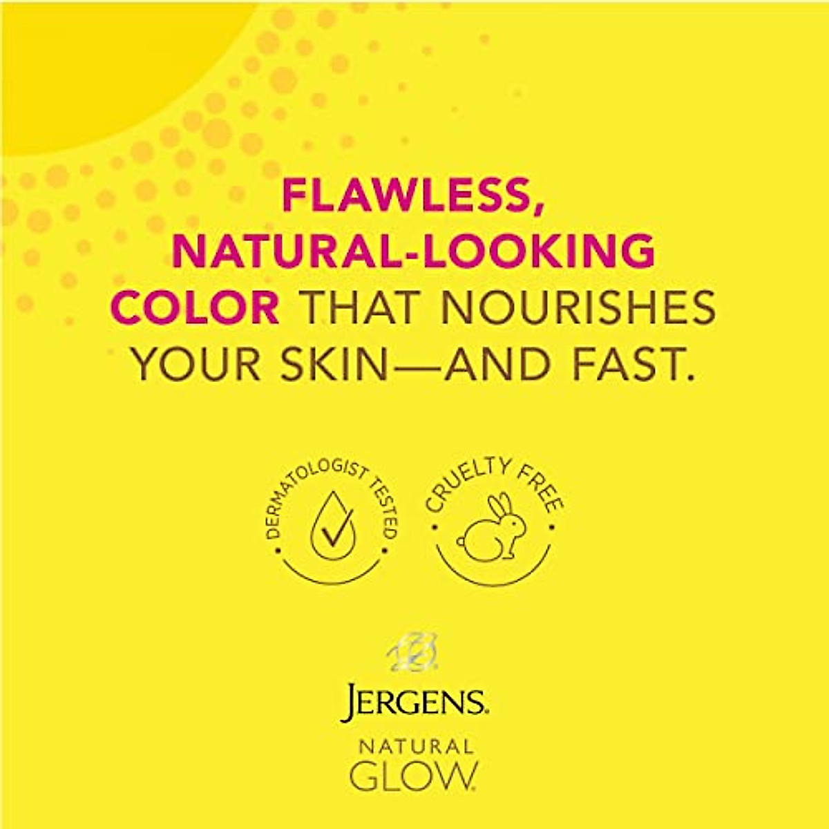 Jergens Natural Glow 3-Day Self Tanner, Sunless Tanner for Medium to Deep Skin Tone, Sunless Tanning Lotion Daily Moisturizer, for Streak-free Color, 4 Ounce