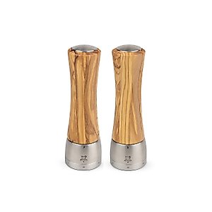 Peugeot Madras u'Select Olive Wood Mill Pepper & Salt Mill Set, 8.25-in