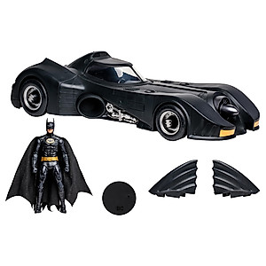 McFarlane Toys - DC Multiverse Batman & Batmobile Gold Label 2pk (1989), Gold Label, Amazon Exclusive