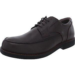 Apex Men's Lexington Moc Toe Oxford Sneaker, Brown, 8.5 Medium US