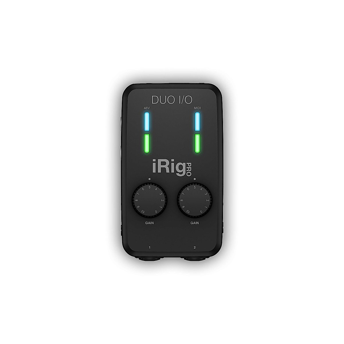 IK Multimedia iRig Pro Duo I/O USB audio interface, TRS balanced & headphones outputs, audio mixer to 24-bit, midi interface for music studio, recording, podcasting, streaming & social apps