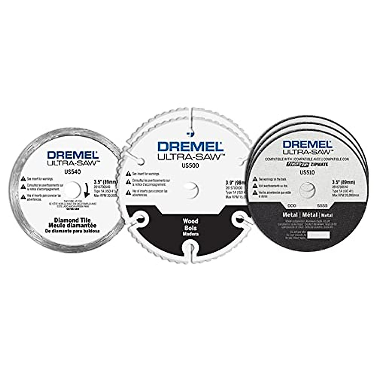 Dremel US700 Ultra-Saw 6-Piece Cutting Wheel Kit, White
