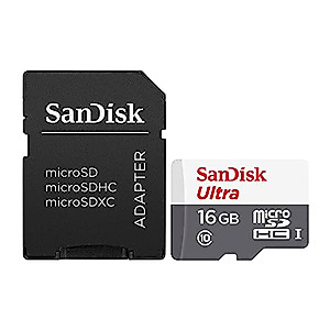 SanDisk Ultra Micro SDHC, 16GB Card