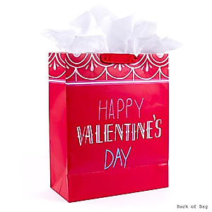 Hallmark 15" Extra Large Gift Bag with Tissue Paper (Happy Valentine's Day)