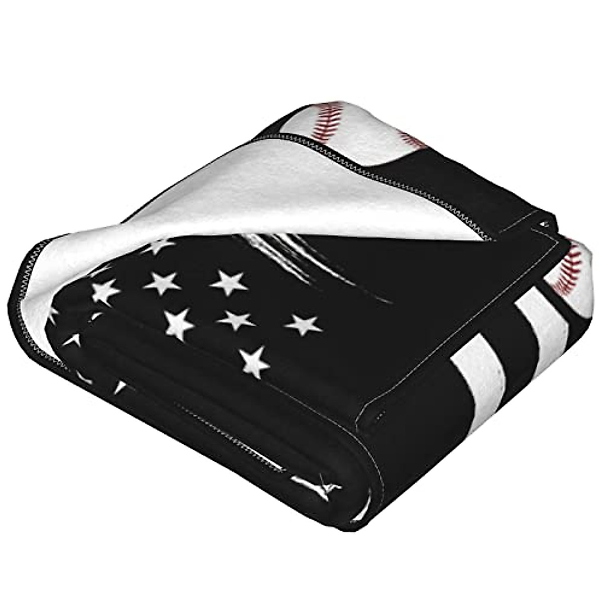 Baseball Gifts for Boys Adults Room Decor Super Soft Warm Fleece Plush Flannel Softball Throw Blanket Baseball Stuff Gift for Baseball Lover Kids Men Women 50"X40"