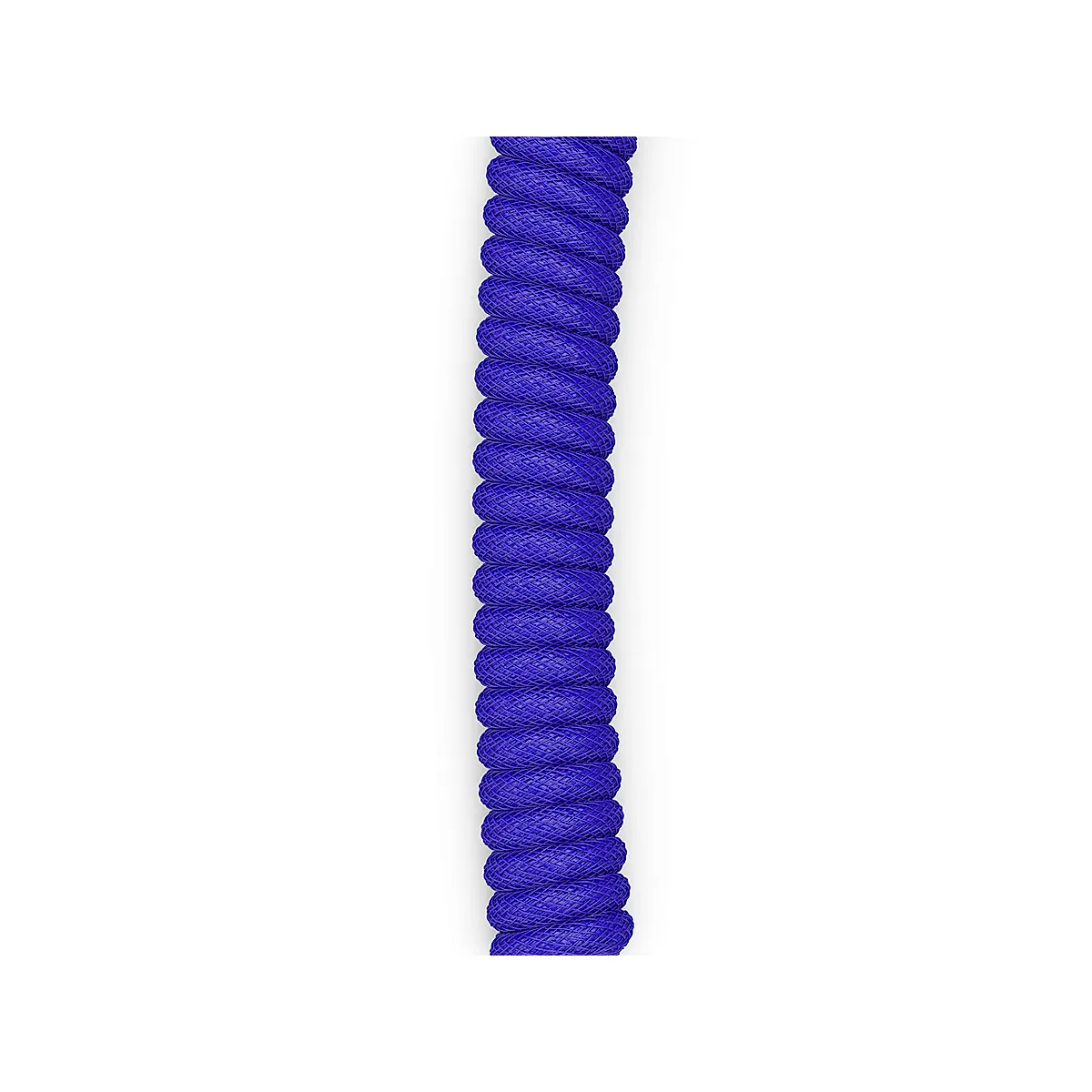 Glorious Coiled Keyboard Cable – Coiled USB C Cable Artisan Braided Cables for Mechanical Gaming Keyboard Coiled Cable - Custom Keyboard Cable (Cobalt Blue)