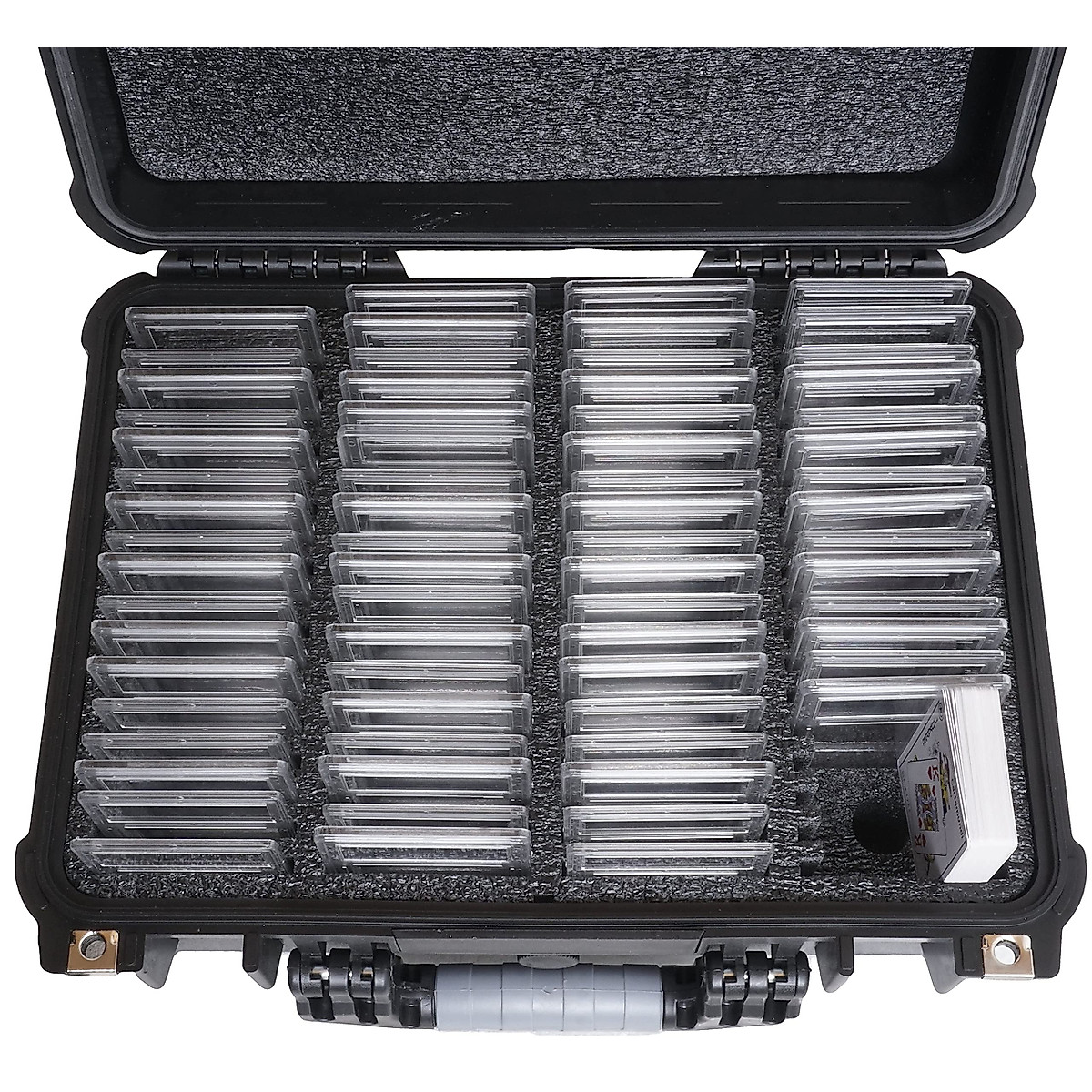 Case Club 72-132 Graded Card Slab Carrying Case- Fits PSA/BGS/FGS/ & More Graded Slabs - Sports/Trading Collector Box fits Pokemon/MTG/Baseball- Travel Holder for Slabs/Sleeves/Loose Cards