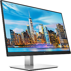 HP EliteDisplay E24 G4 24 Inch 1920 x 1080 Full HD IPS LED-Backlit LCD Monitor Bundle with HDMI, VGA, DisplayPort, Gel Mouse Pad, and MK270 Wireless Keyboard and Mouse Combo