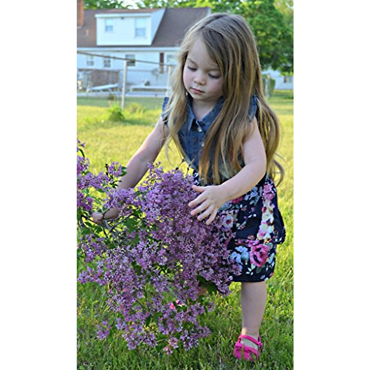 YJ.GWL Girls Dresses, Denim Tops Flower Girl Dress, Princess Dresses for Girls, Girls Spring Summer Dress Casual Outfits, Party Dresses Fashion Clothes for Girls 8-10 Years