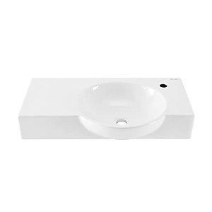Swiss Madison Well Made Forever SM-WS325, Château 30" Right Side Faucet Wall-Mount Bathroom Sink