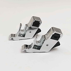 HONEYSEW 2pcs Snap On Low Shank Adapter Presser Foot Holder for Brother Singer Janome Toyota Kenmore Low Shank Sewing Machines