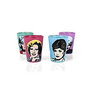 The Golden Girls 2-Ounce Character Mini Glasses | Set of 4