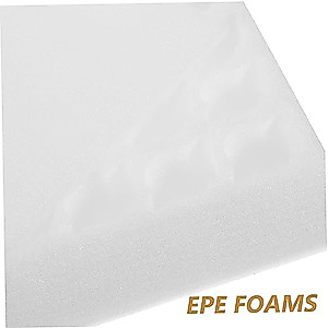 Uonlytech Refrigerator Containers Egg Cartons Fridge Containers Desk Tray Containers for Fridge Kitchen Egg Container Portable Egg Tray Egg Holder White Egg Rack Pearl Cotton Egg Shape