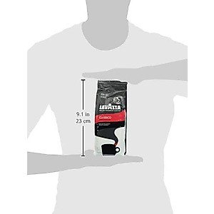 Lavazza Classico Ground Coffee Blend, Medium Roast, 12-Ounce Bag, Packaging May Vary